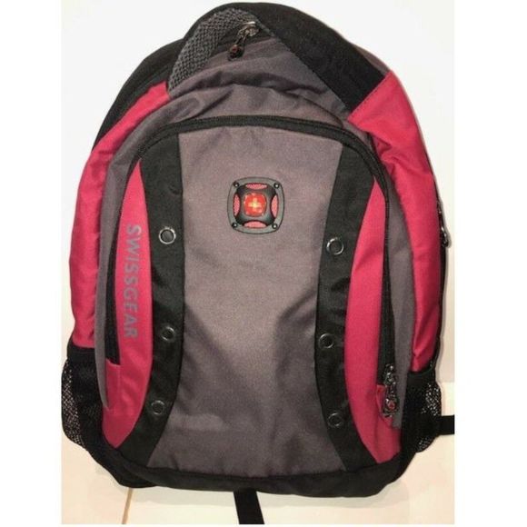 SwissGear | Bags | Swissgear Black And Red Backpack Three Pockets ...